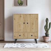 ארונית אחסון ברוחב 75 גוון אלון פורטו TUDO DESIGN 1508397- P1000