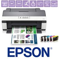 מדפסת הזרקת דיו עד גודל Epson T1100 A3 174816- P1000