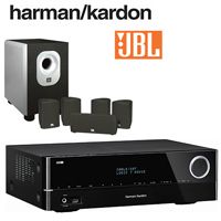 רסיבר מבית HARMAN KARDON + סט רמקולים JBLרסיבר מבית HARMAN KARDON + סט ...