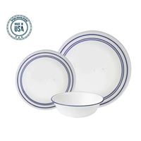 סט צלחות 36 חלקים של קורנינג דגם Classic cafe blue 333333- P1000