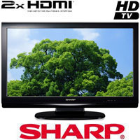 טלוויזיה 37 אינץ' LCD דקה במיוחד 9.6 ס"מ SHARPטלוויזיה 37 אינץ' LCD דקה במיוחד 9.6 ס"מ SHARP דגם ...